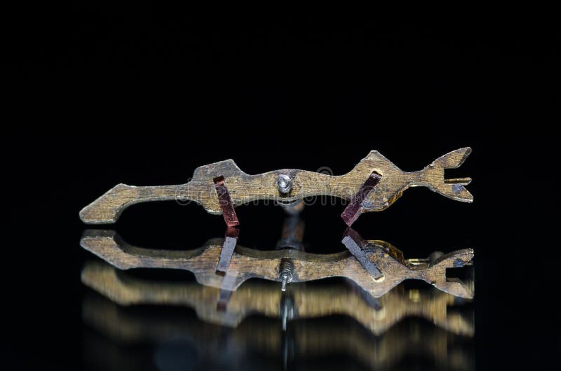 Vintage Metallic Right Angle Pallet Fork Stock Photos - Free & Royalty ...