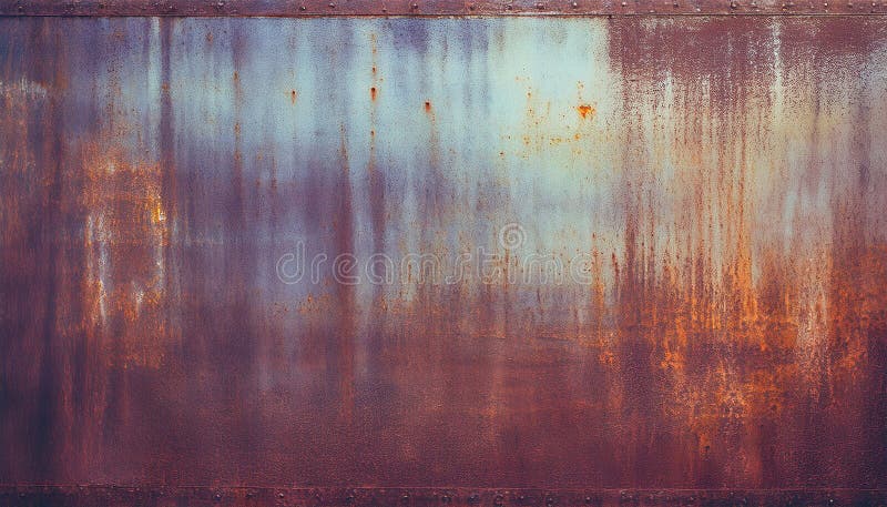 Vintage Rusty Metallic Texture Overlay Stock Illustration ...