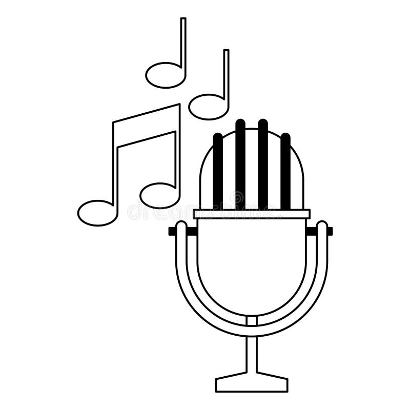 Vintage Mic Notes Stock Illustrations – 345 Vintage Mic Notes Stock ...