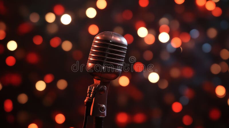 A Vintage Microphone Ready To Capture the Next Big Performance Stock ...