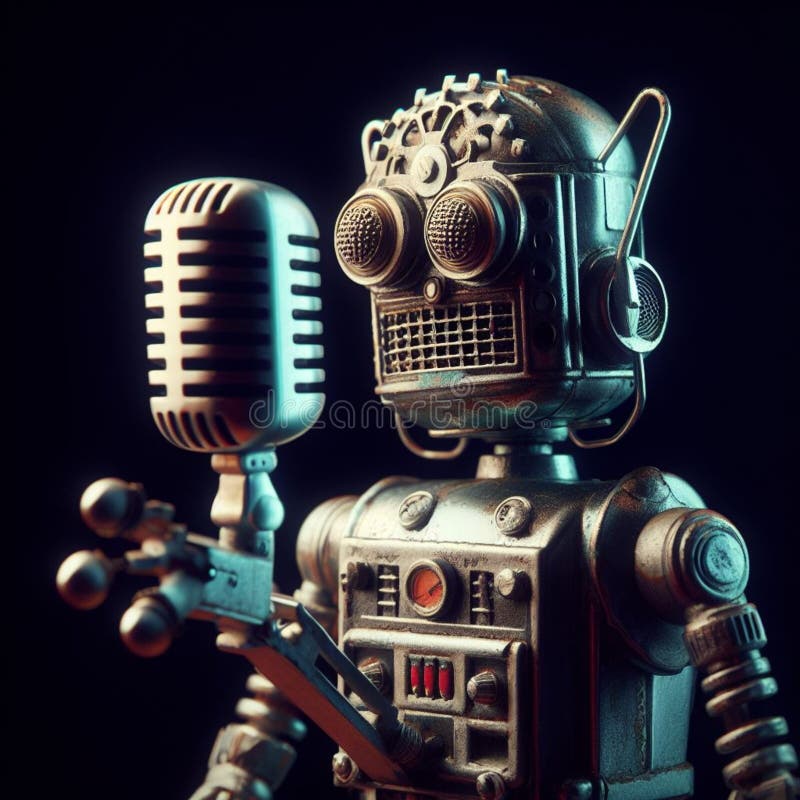 Singing Robot Stock Illustrations – 122 Singing Robot Stock ...
