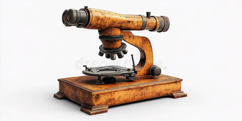 Vintage Microscope Captures the Essence of Scientific Exploration and ...