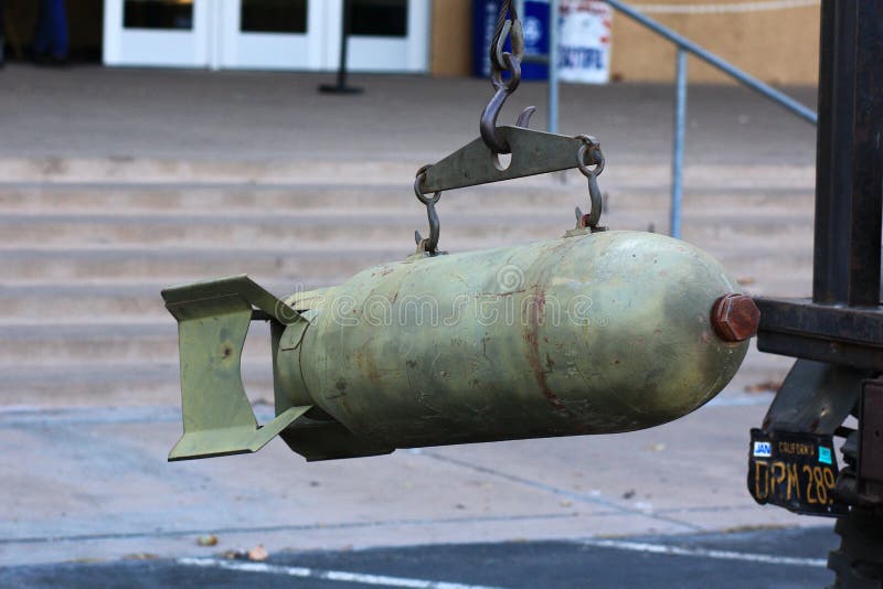 Vintage Military Bomb Explosive Stock Image - Image of bomb, american ...
