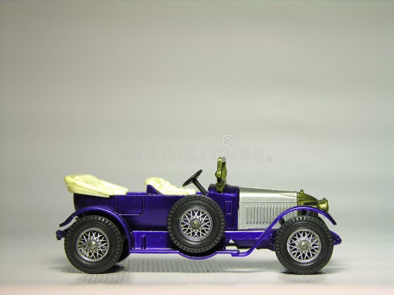 White oldtimer car model stock image. Image of model, coupe - 6623231