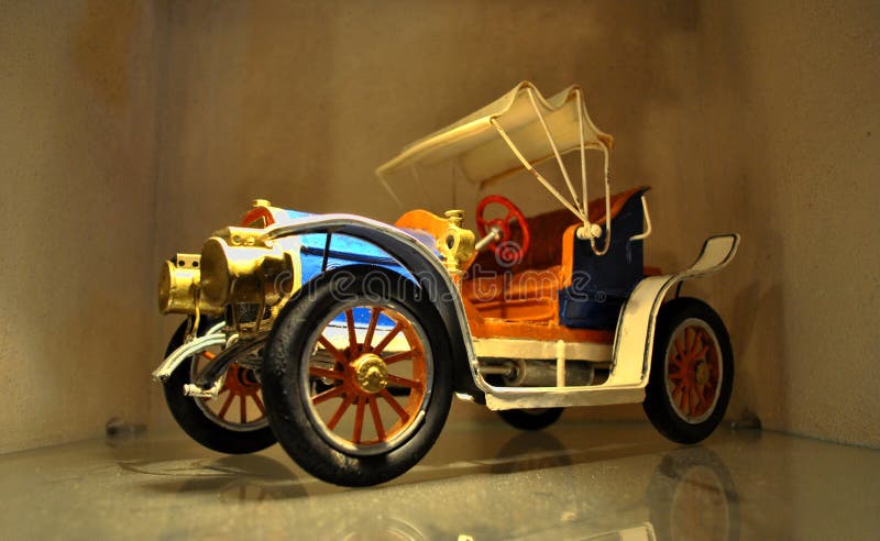 Vintage Model Car stock photo. Image of custom, metallic - 250142556