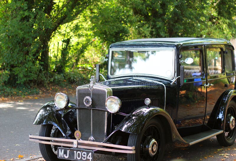 Vintage Morris Ten Car or Automobile. Editorial Image - Image of morris ...