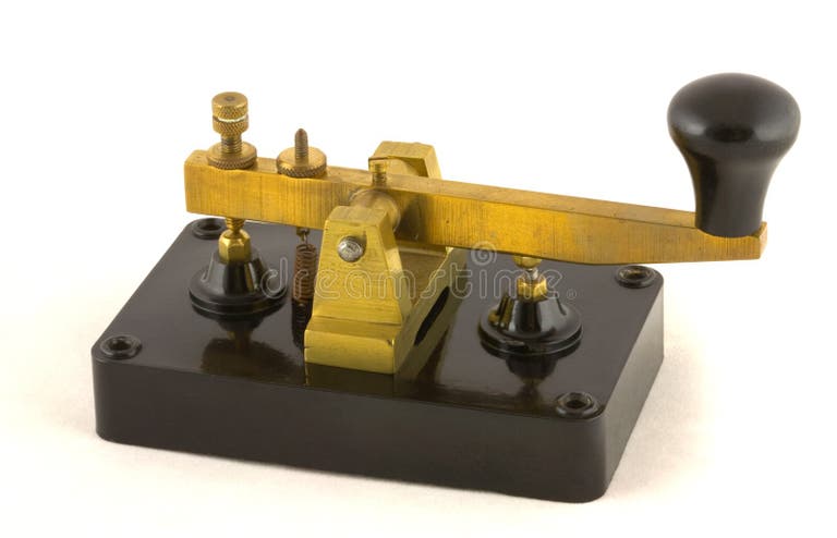 Vintage Morse Key stock image. Image of wireless, code - 3219807