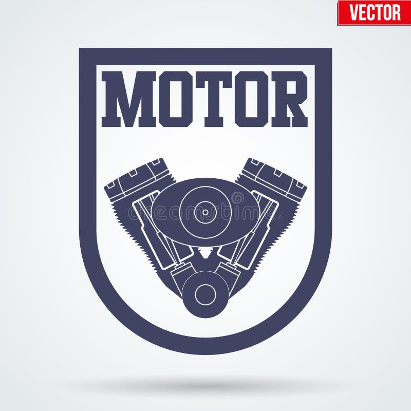 V8 Engine Emblem with Skull and Pistons Stock Vector - Illustration of ... V8 Engine Emblem with Skull and Pistons Stock Vector - Illustration of ...