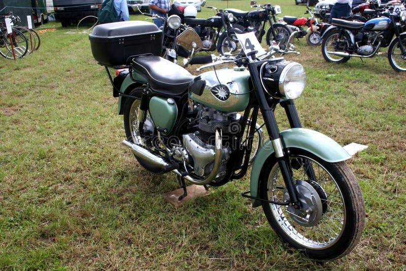 Vintage motorbike editorial photo. Image of motorcycle - 14094801