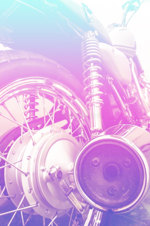 The vintage Motorcycle stock photo. Image of custom - 135338380