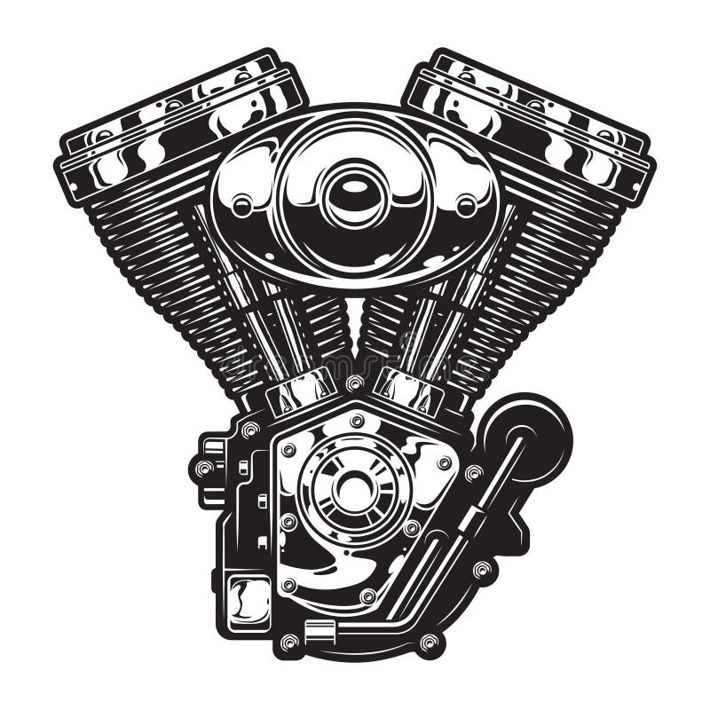Motorcycle Engine Stock Illustrations – 22,095 Motorcycle Engine Stock ...