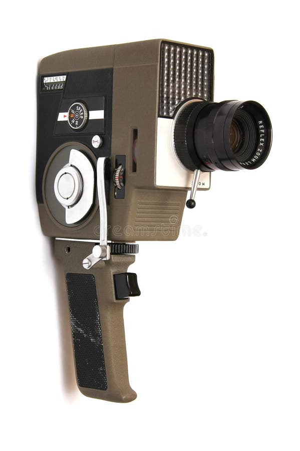 Vintage Movie Camera stock photo. Image of background - 2475458