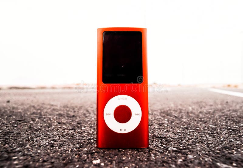 Vintage MP3 Music Player stock photo. Image of multimedia - 142896454