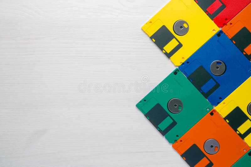 Colored floppy disk stock image. Image of magnetic, storage - 22679319