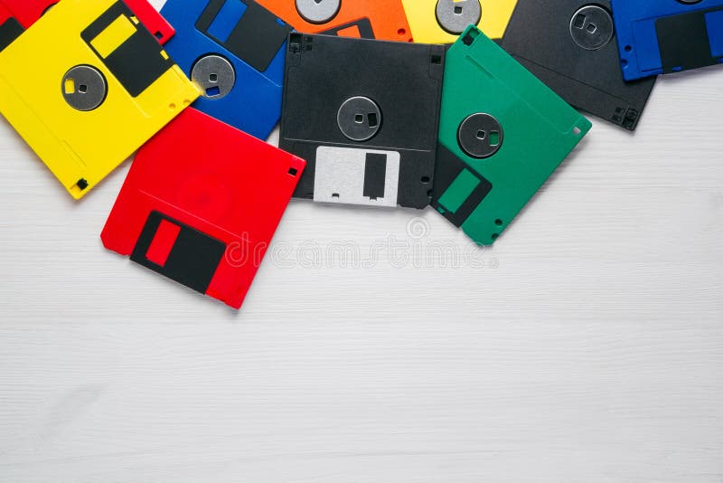 Colored floppy disk stock image. Image of magnetic, storage - 22679319