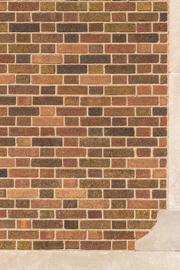 Vintage Multi-shade Brown Brick Wall Texture Background Stock Photo ...