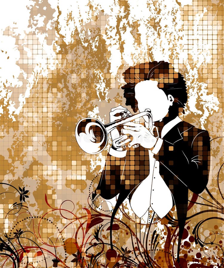 Vintage Music Guitar Background Stock Illustration - Illustration of ...