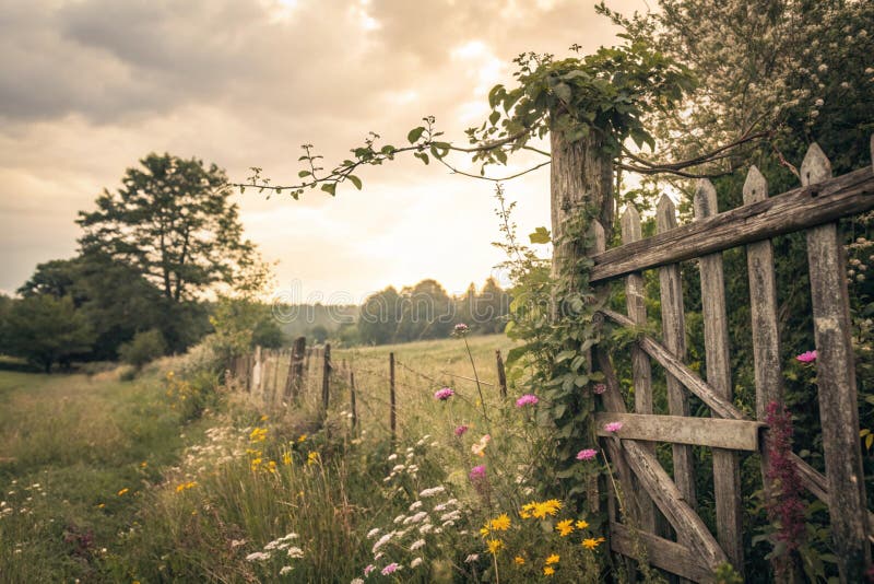 Vintage Nature Background stock illustration. Illustration of antique ...