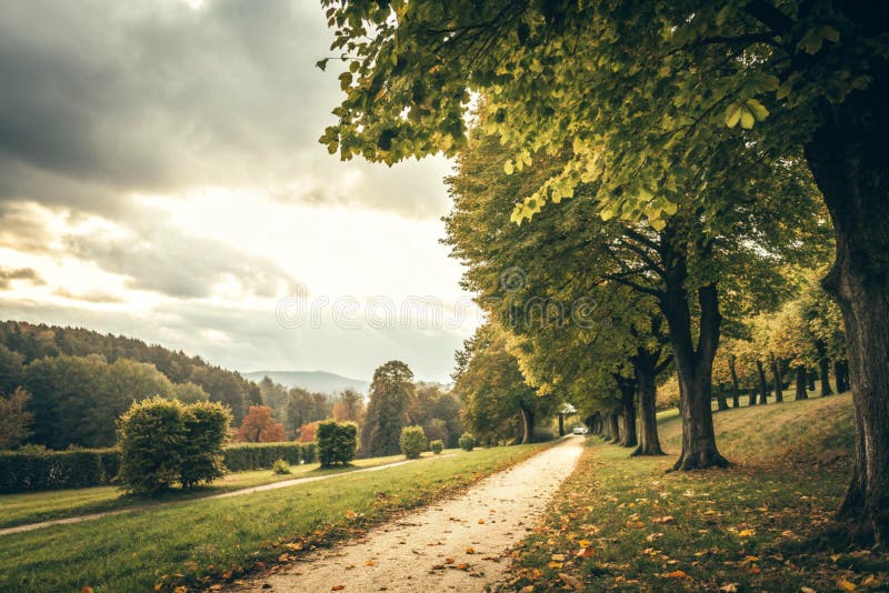 Vintage Nature Background with Rustic Elements Stock Illustration ...