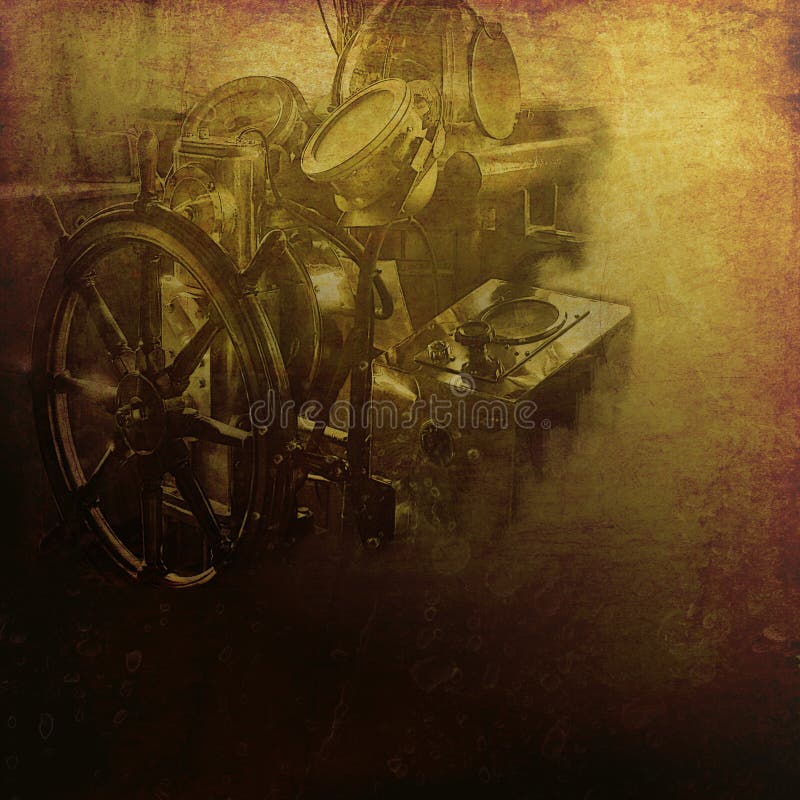 Vintage navy background stock illustration. Illustration of antique ...