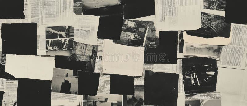Vintage Newspaper Clippings Overlay Texture for Creative Projects and ...