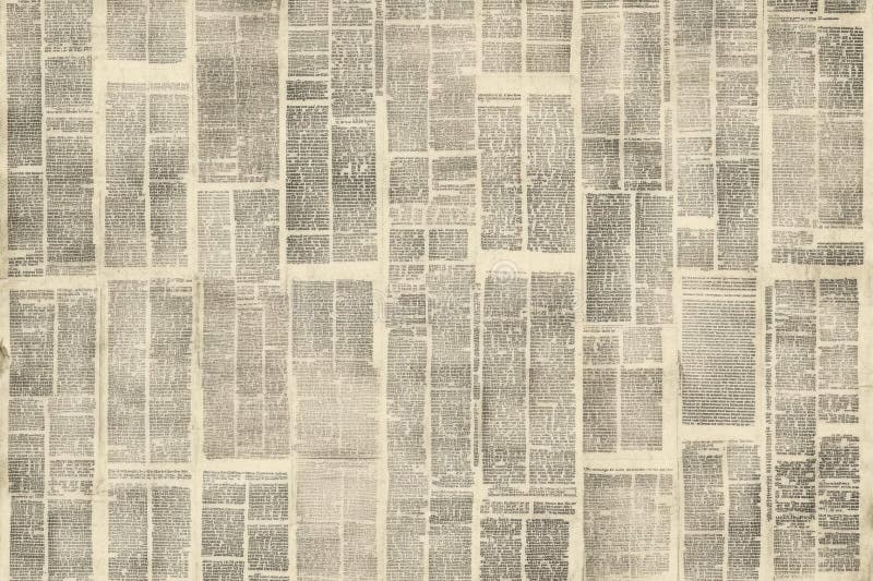 Vintage Newspaper Texture, a Seamless Pattern of News and History Stock ...