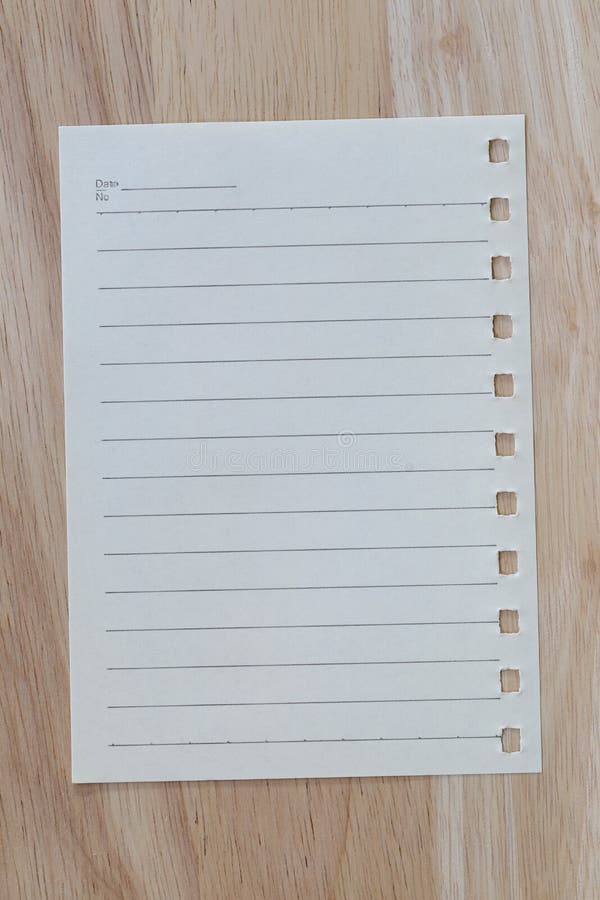 Vintage of Note Paper on Wooden Background and Copy Specs. Stock Photo ...