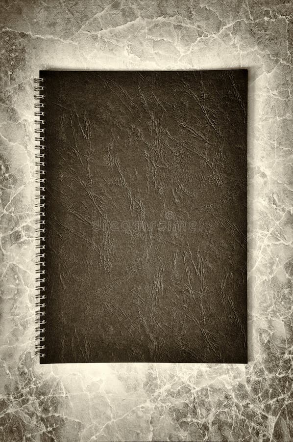 Vintage notebook cover stock photo. Image of note, decor - 46094514