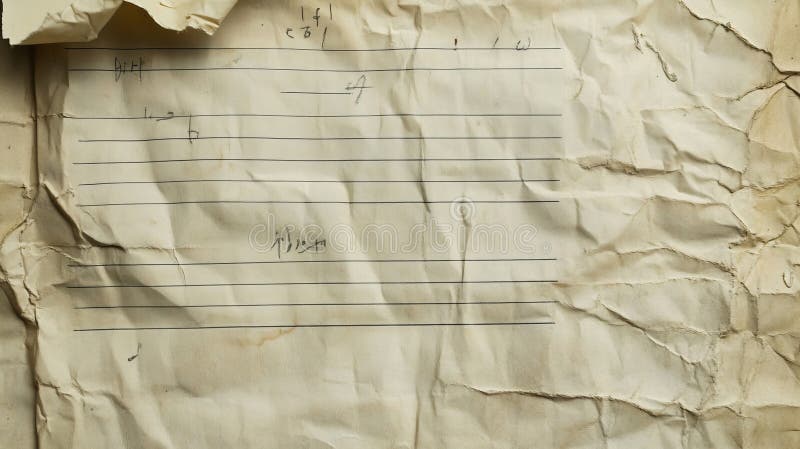 Vintage Notebook Paper with Faded Lines and Textured Surface for ...