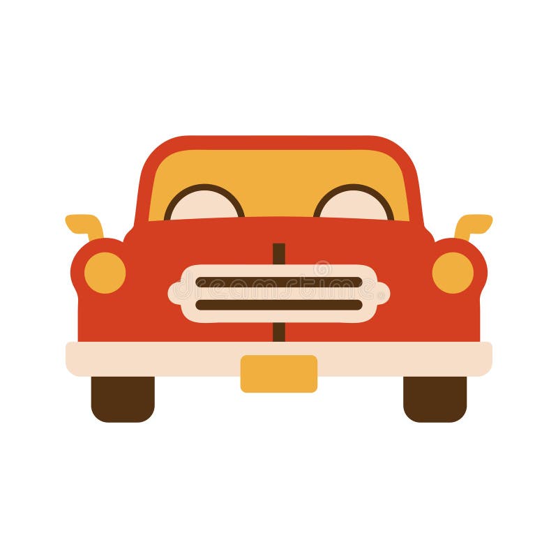 Vintage Object Classic Car Icon Stock Illustration - Illustration of ...