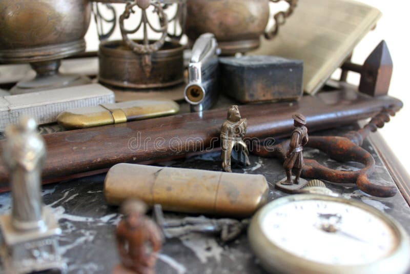 Vintage objects collection stock image. Image of antiques - 44218693