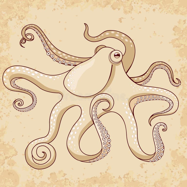 Vintage Octopus Stock Illustrations – 12,003 Vintage Octopus Stock ...