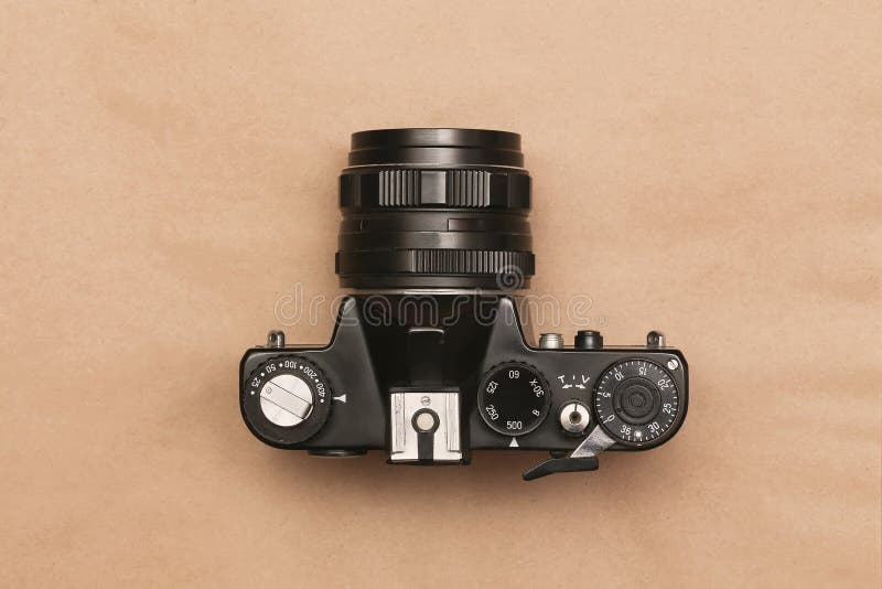 Vintage old camera stock photo. Image of design, steel - 57270216