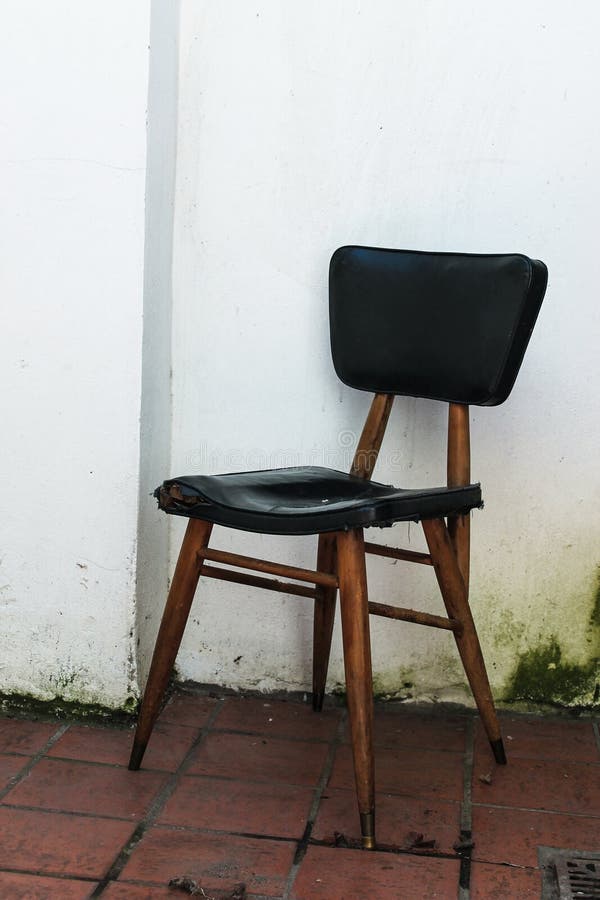 Vintage Old Chair Retro Comfortable Design Closeup Stock Photo - Image ...