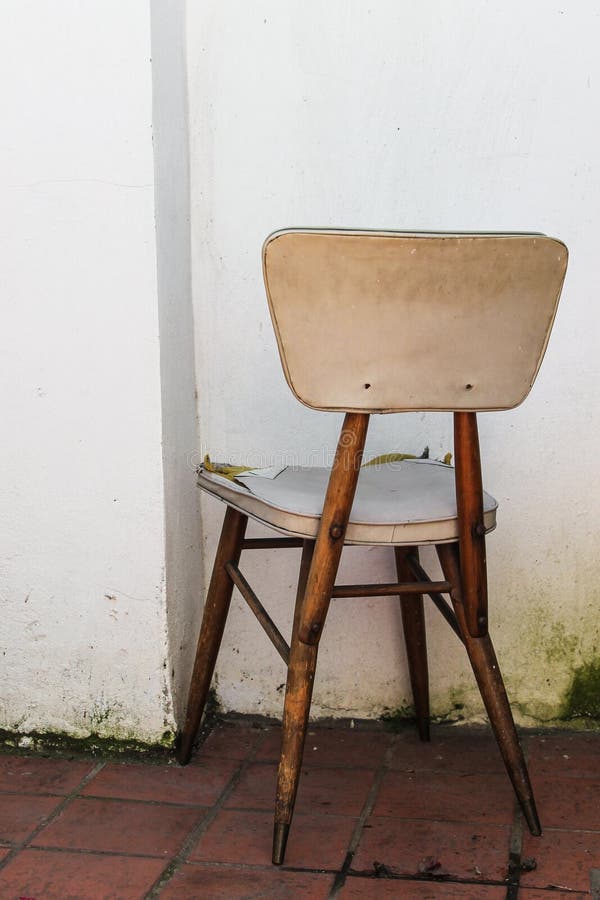 Vintage Old Chair Retro Comfortable Design Closeup Stock Image - Image ...