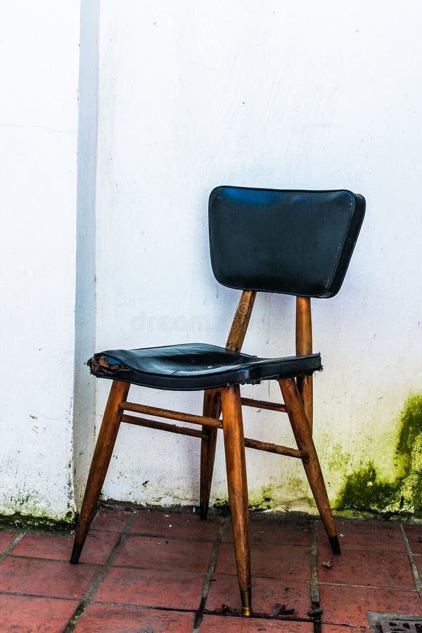 Vintage Old Chair Design Symbol Comfortable Fashion Stock Image - Image ...