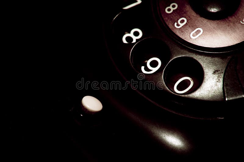 Vintage Old Classic Telephone Communication Device Stock Image - Image ...