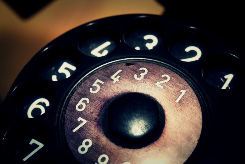 Vintage Old Classic Telephone Communication Device Stock Photo - Image ...