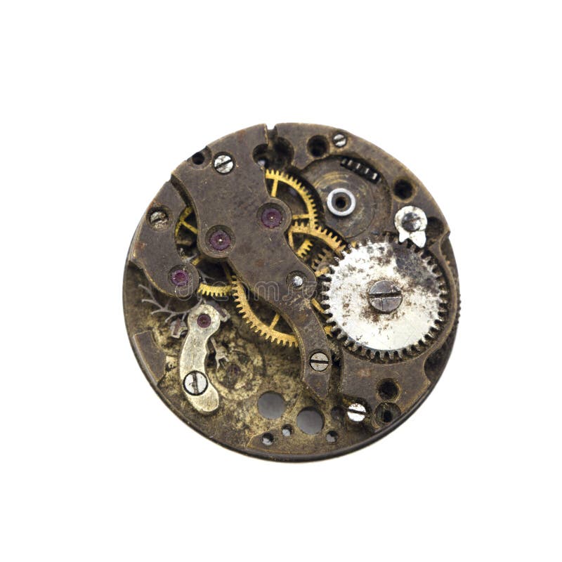 Vintage old clockwork stock image. Image of instrument - 120983673