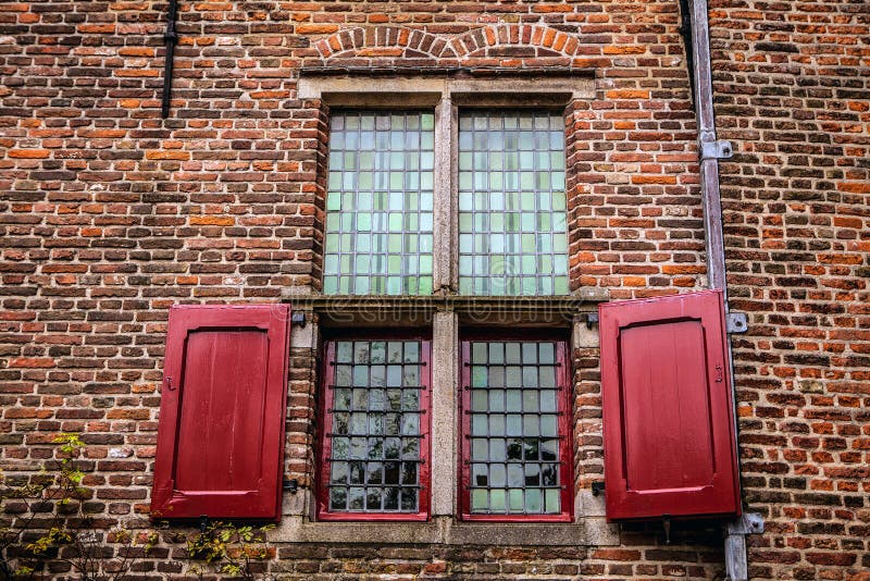 Vintage Old European Window Photo Stock Photo - Image of decor, house ...