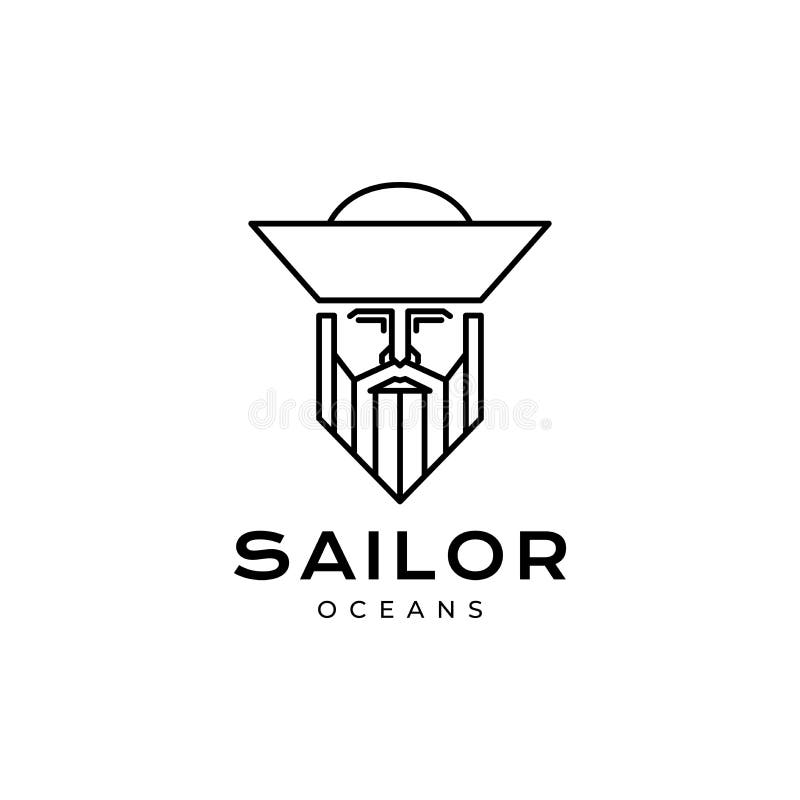 Sailor Boat with Sunset Logo Design Stock Vector - Illustration of ...