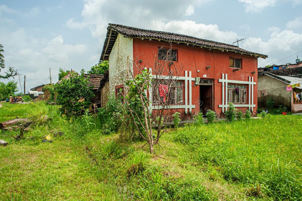 Vintage Old Farmhouse in Fields Devdha Dev Daha Devdaha Editorial Photo ...