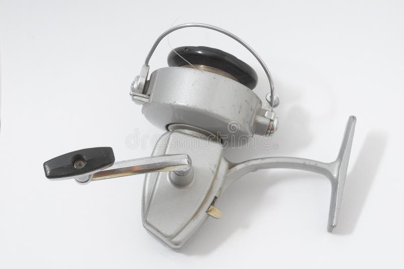 Vintage Old Fishing Reel stock photo. Image of line, reel - 43541330