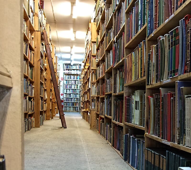 Interior Vintage Old Library Stock Photo - Image of detail, backdrop ...