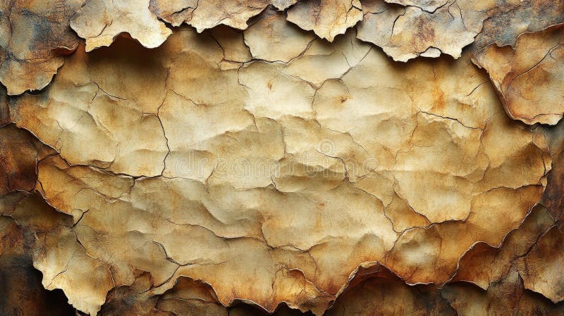 Vintage Old Paper Texture with Cracked and Peeling Edges Stock ...