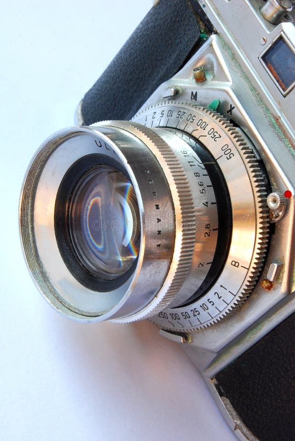 Retro camera lens stock photo. Image of format, vintage - 7232352