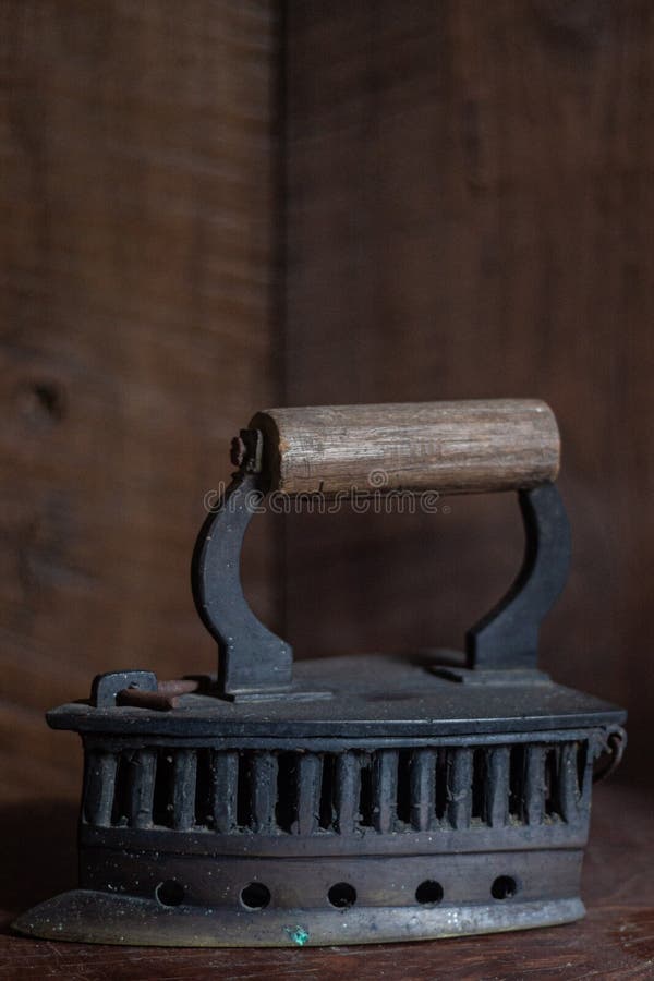 Vintage Old Rustic Indonesian Traditional Iron Stock Image - Image of ...