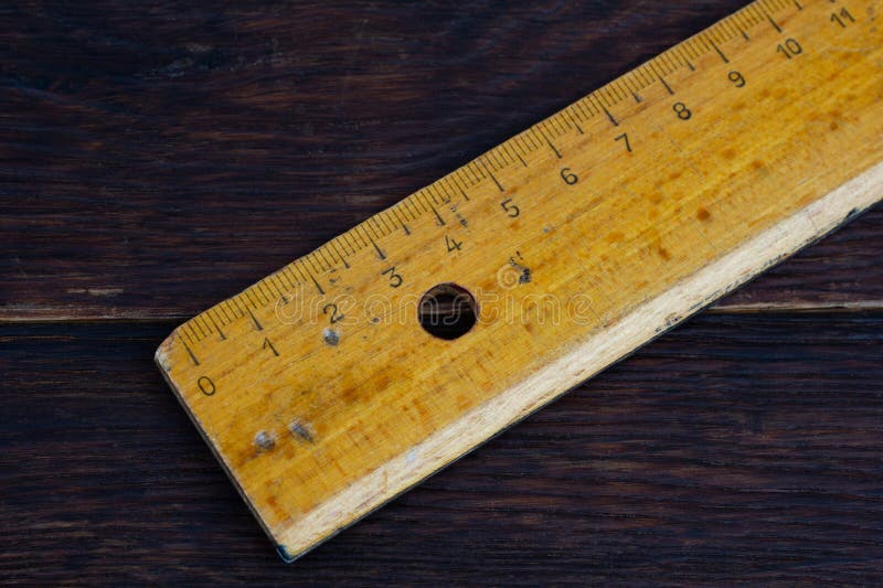 Vintage old school ruler stock image. Image of ruler - 297087681