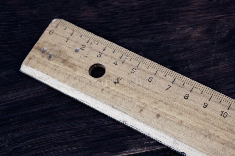 Vintage old school ruler stock image. Image of calibrate - 311330291