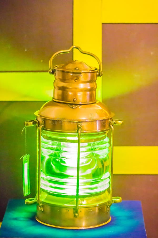 Vintage Old Submarine Signal Lamp, a Visual Signaling Device for ...